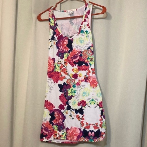 Dresses | Revolve Bright Floral Mini Bodycon Dress So Pretty On | Poshmark